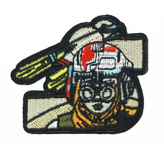 Empire and Rebellion 'Letter S | Rebel Pilot' Embroidered Patch – Little Patch Co