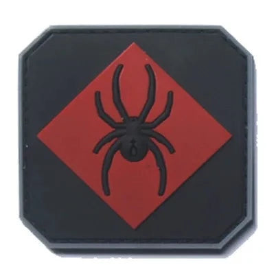 Black Widow 'Spider Logo' PVC Rubber Velcro Patch – Little Patch Co