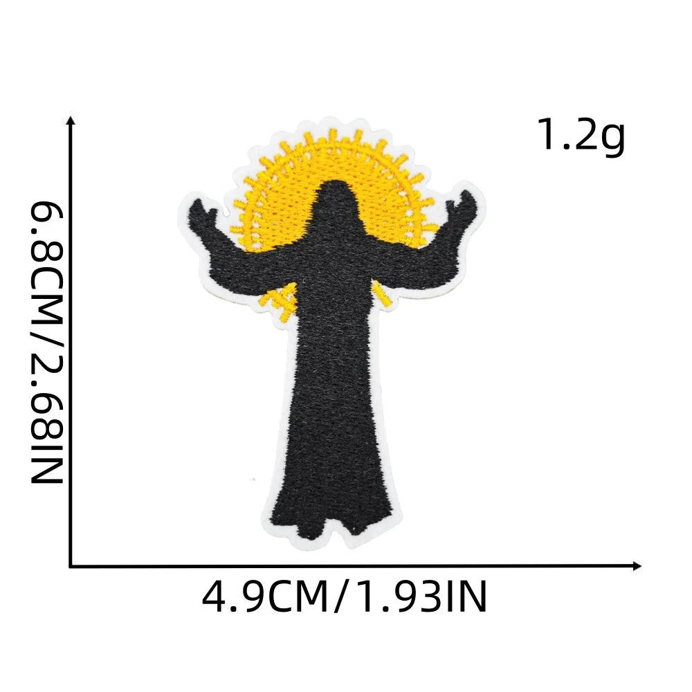 Jesus Christ 'Ascension 1.0' Embroidered Patch – Little Patch Co