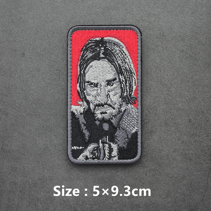 John Wick 'Portrait' Embroidered Velcro Patch – Little Patch Co