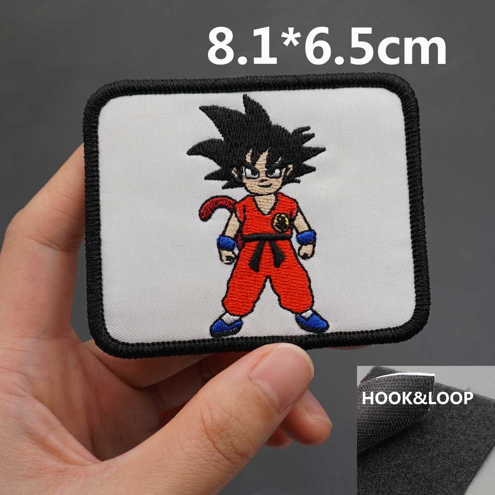 Saiyan Saga 'Goku | Standing' Embroidered Velcro Patch – Little Patch Co