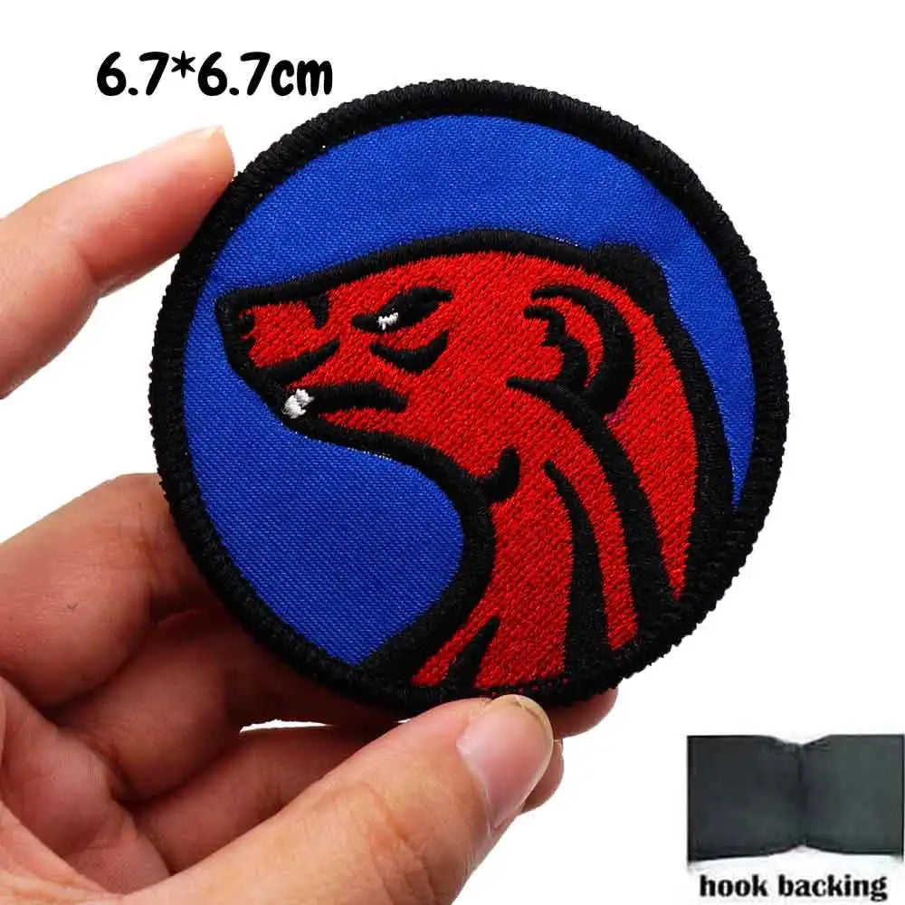 Mongoose 'Side View | Round' Embroidered Velcro Patch – Little Patch Co