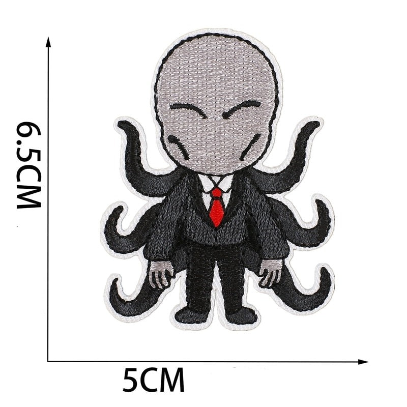 Slender Man 'Chibi' Embroidered Patch – Little Patch Co