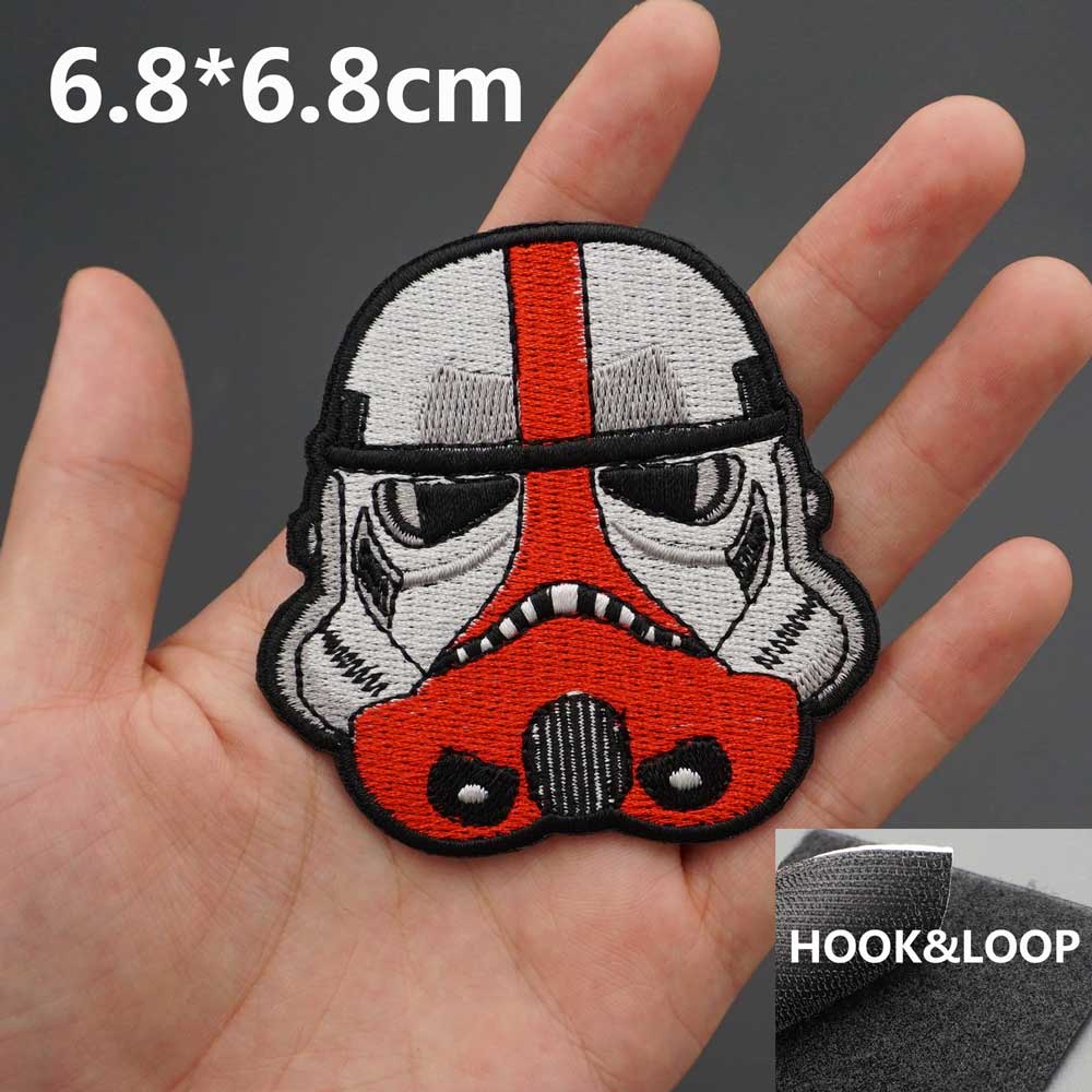 Empire and Rebellion 'Incinerator Stormtrooper | Helmet' Embroidered V – Little Patch Co