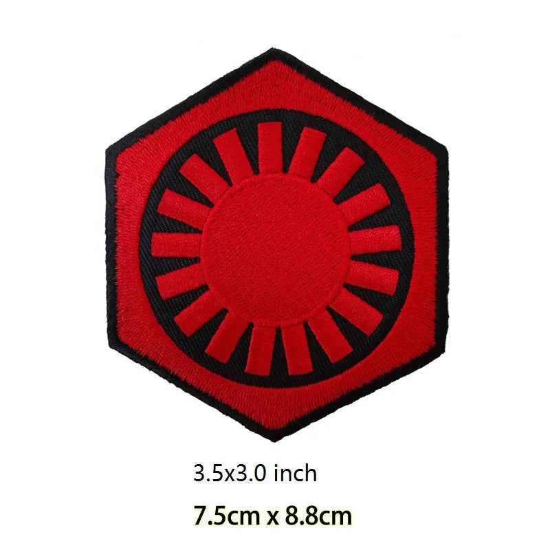 Empire and Rebellion 'First Order Symbol 2.0' Embroidered Patch – Little Patch Co