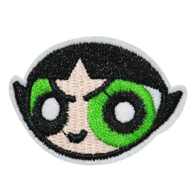The Powerpuff Girls 'Buttercup | Head' Embroidered Patch – Little Patch Co
