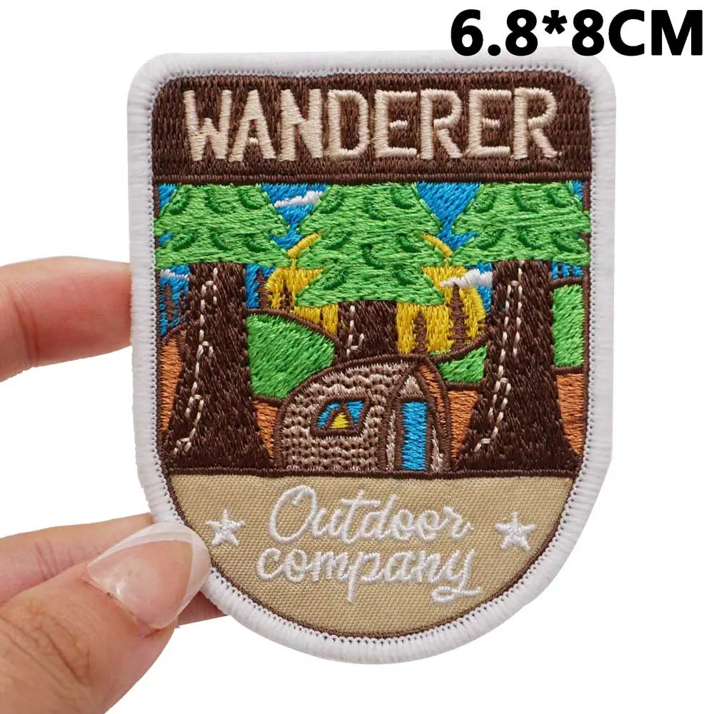 Outdoor Adventure 'Wanderer' Embroidered Patch – Little Patch Co