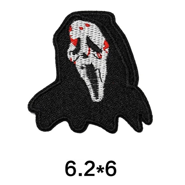 Scream 'Ghostface | Bloody Face' Embroidered Patch – Little Patch Co