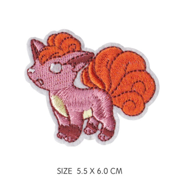 Pocket Monster 'Vulpix | Six Tails 1.0' Embroidered Patch – Little Patch Co