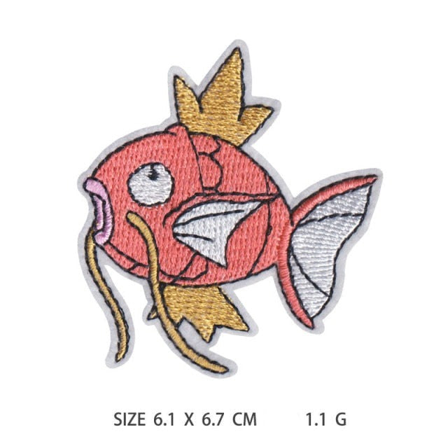 Pocket Monster 'Magikarp 1.0' Embroidered Patch – Little Patch Co