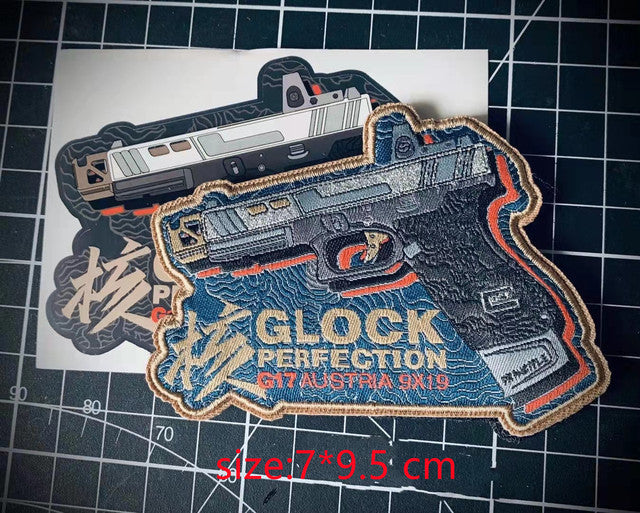 John Wick 'Glock Perfection' Embroidered Velcro Patch – Little Patch Co