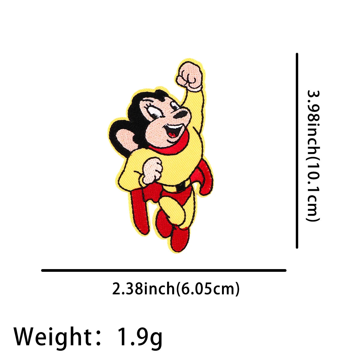 Mighty Mouse 'Super Mouse' Embroidered Patch – Little Patch Co