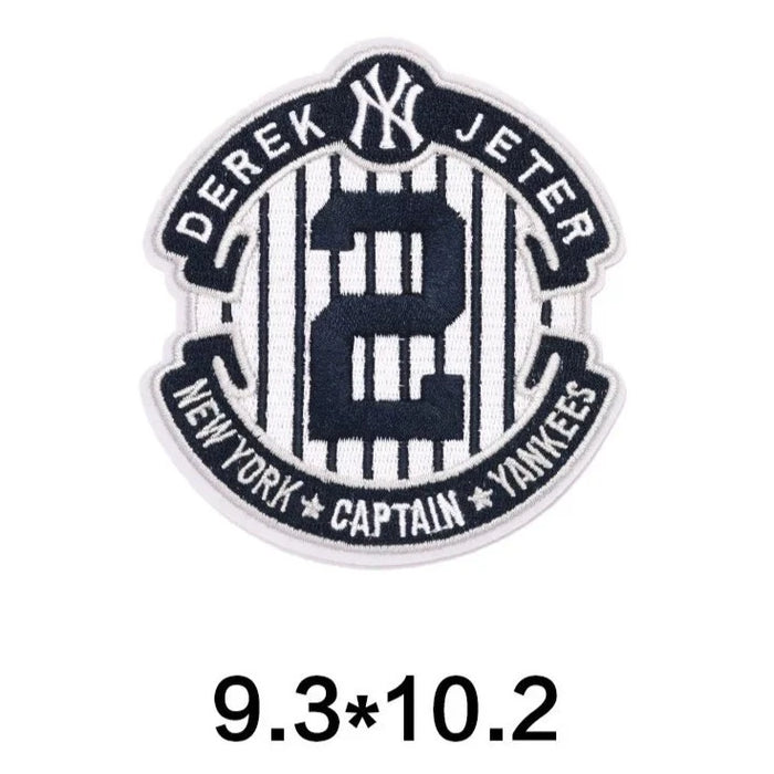 Sport 'Derek Jeter New York Yankees Number 2' Embroidered Patch ...