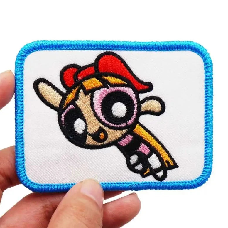 The Powerpuff Girls 'Blossom | Square' Embroidered Patch – Little Patch Co
