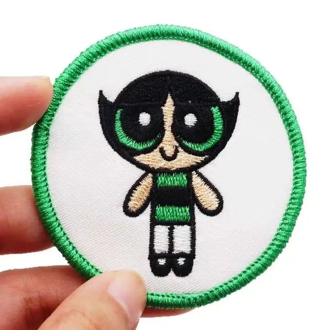 The Powerpuff Girls 'Buttercup | Round' Embroidered Patch – Little Patch Co