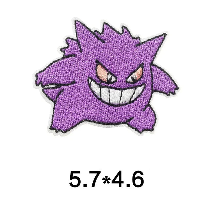 Pocket Monster 'Gengar | Strong' Embroidered Patch — Little Patch Co