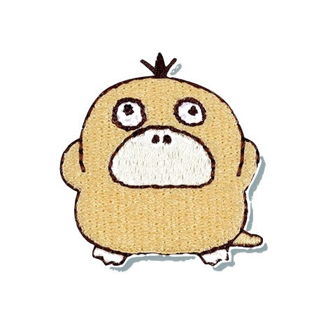 Pocket Monster 'Cute Psyduck | Looking Up' Embroidered Patch — Little ...