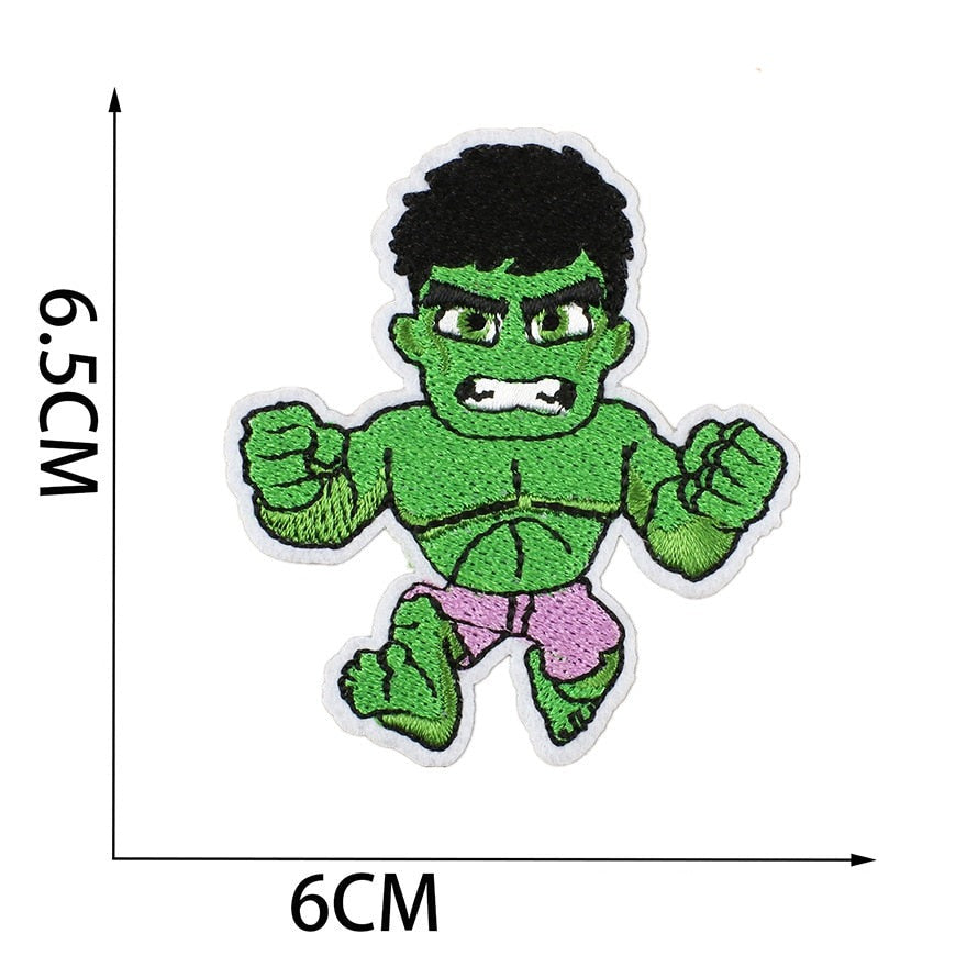 The Incredible Hulk Embroidered Patches – Little Patch Co