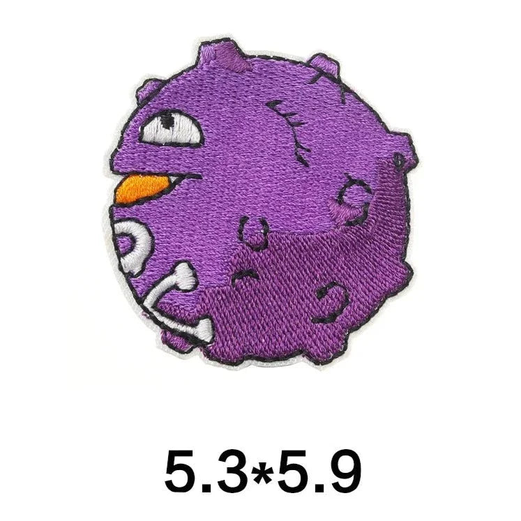 Pocket Monster 'Koffing | Side View' Embroidered Patch – Little Patch Co