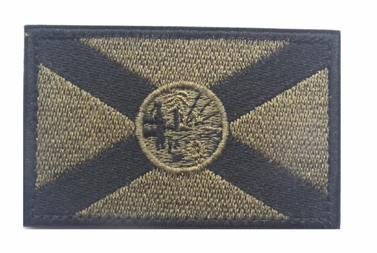 Flag 'Florida' Embroidered Velcro Patch — Little Patch Co