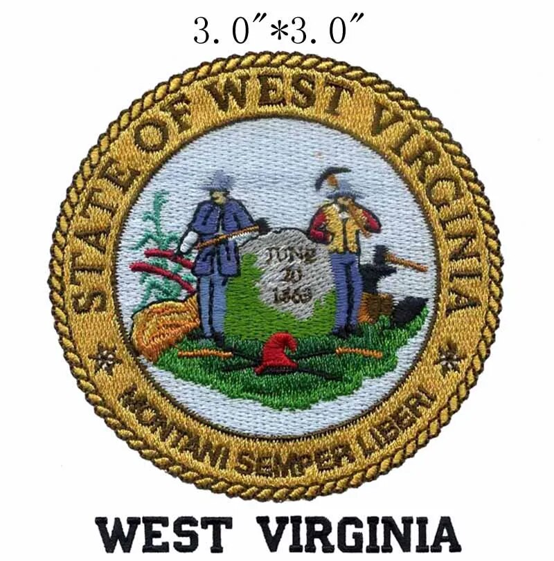 Emblem 'State of West Virginia | Seal' Embroidered Patch – Little Patch Co