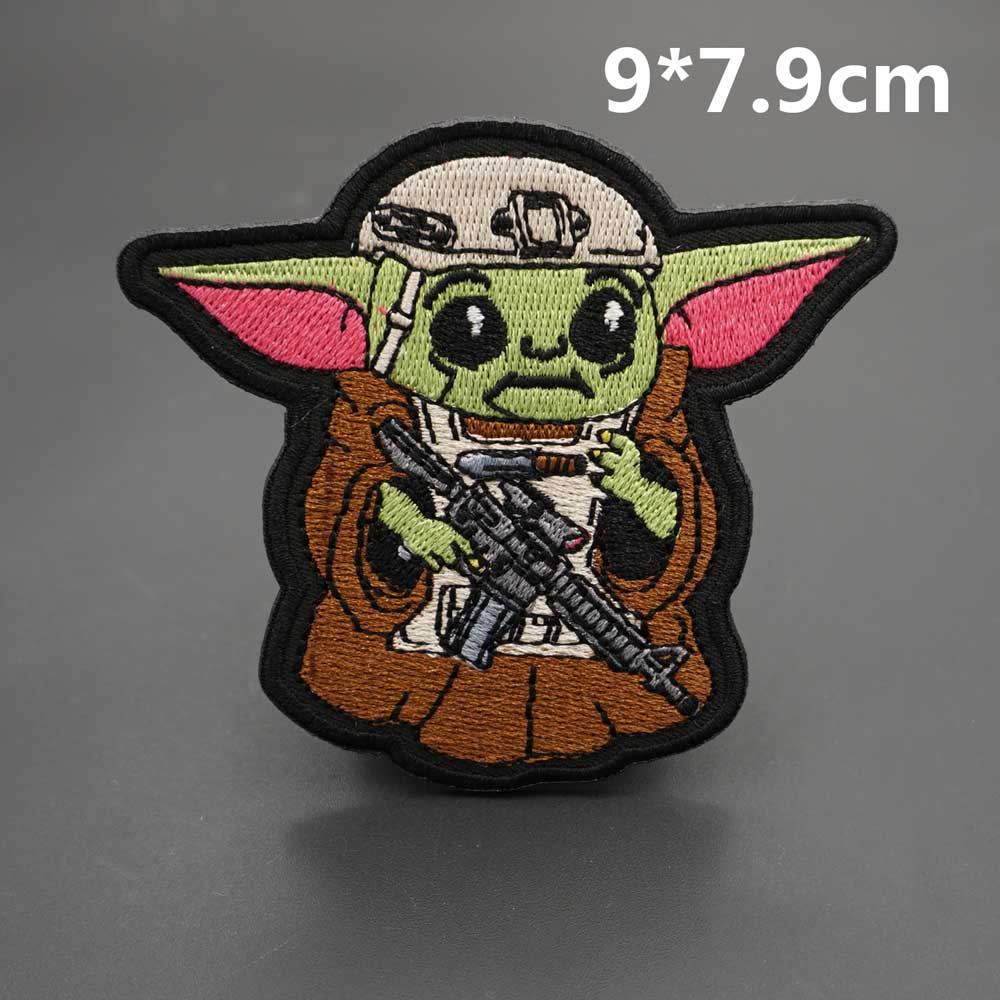 Empire and Rebellion 'Tactical Baby Yoda | Serious' Embroidered Patch ...