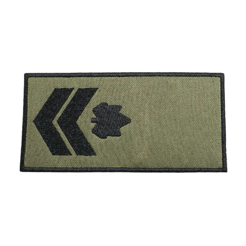 Military Canadian Rank 'Master Corporal | Left' Embroidered Velcro Pat