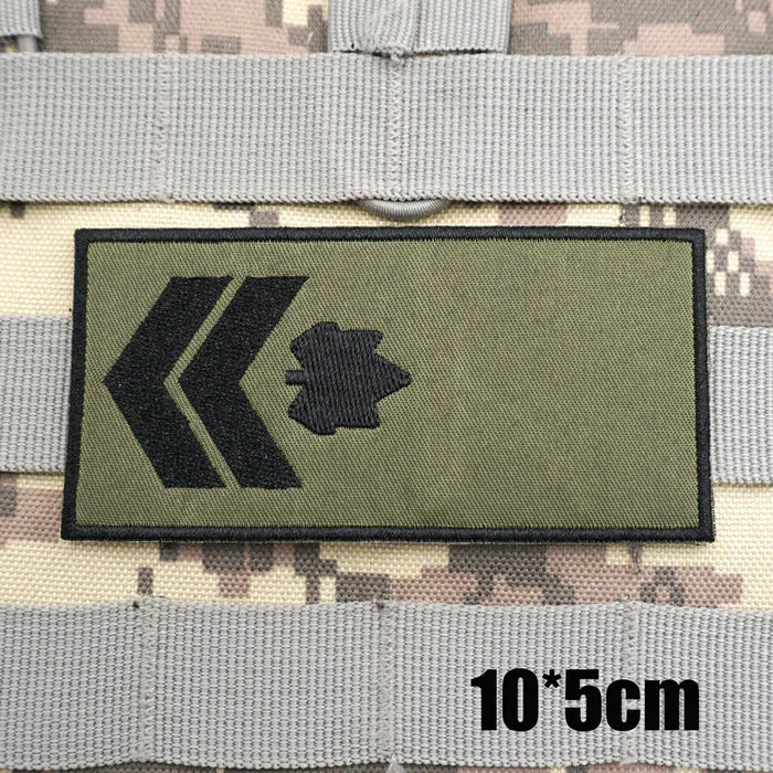 Military Canadian Rank 'Master Corporal | Left' Embroidered Velcro Pat ...