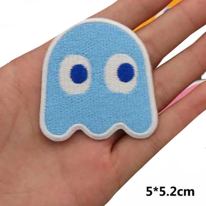 Pac-Man 'Inky Ghost | Side Look' Embroidered Patch – Little Patch Co