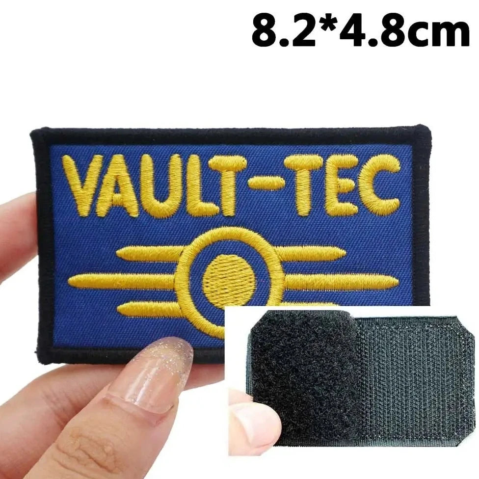 Fallout 'Vault-Tec Logo' Embroidered Velcro Patch – Little Patch Co