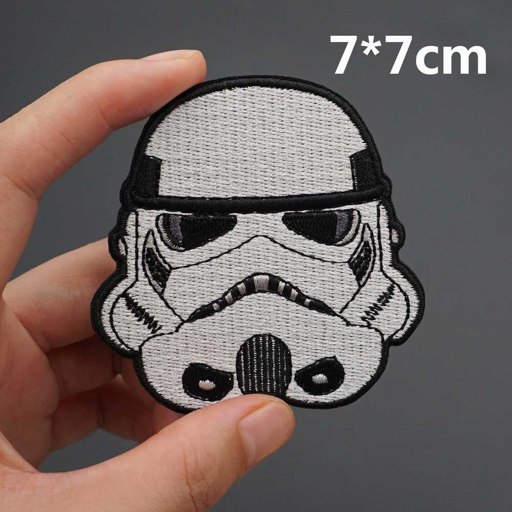 Empire and Rebellion 'Stormtrooper Helmet' Embroidered Patch – Little ...