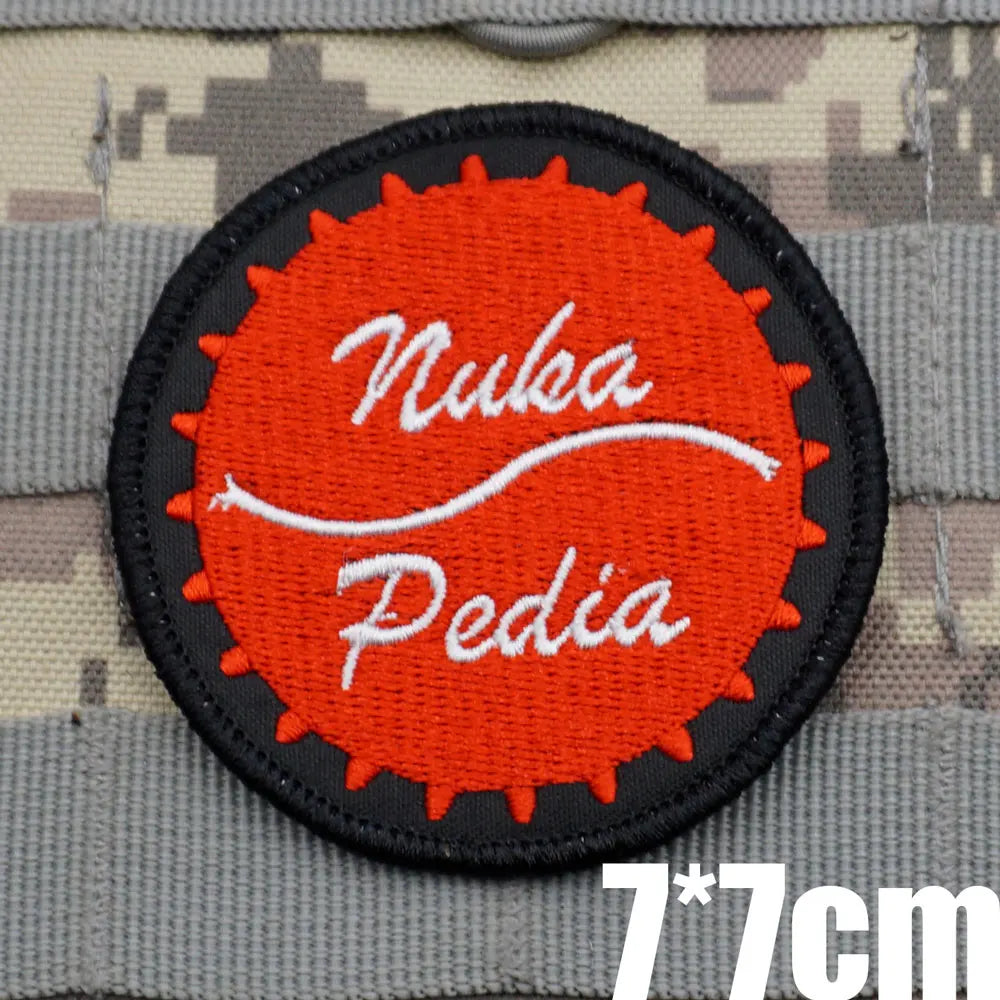 Fallout 'Nukapedia Logo' Embroidered Velcro Patch – Little Patch Co