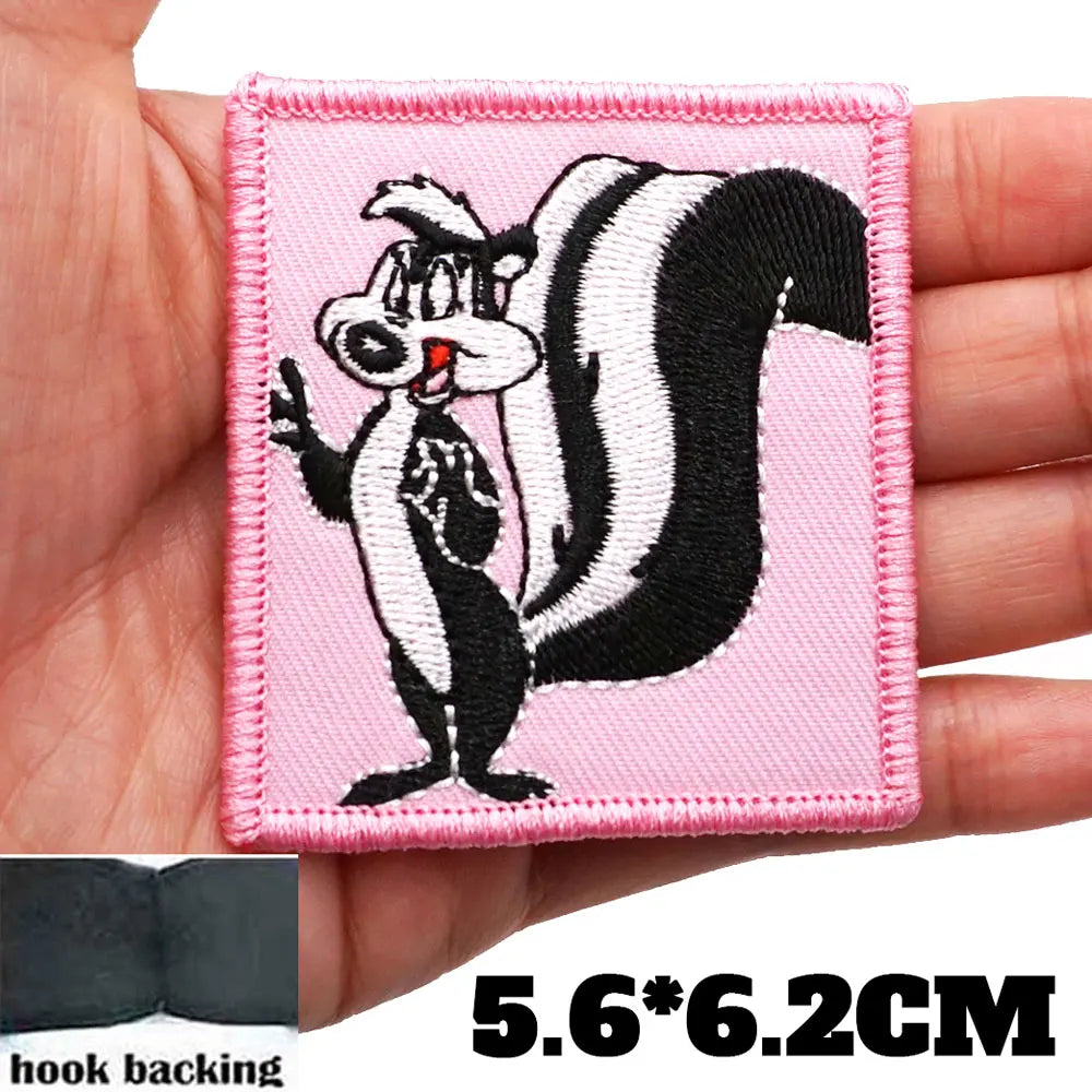 Looney Tunes 'Pepé Le Pew | Square' Embroidered Velcro Patch – Little ...
