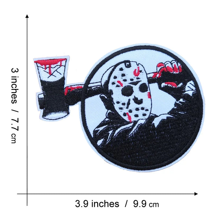 Friday the 13th 'Jason Voorhees | Bloody Axe' Embroidered Patch ...