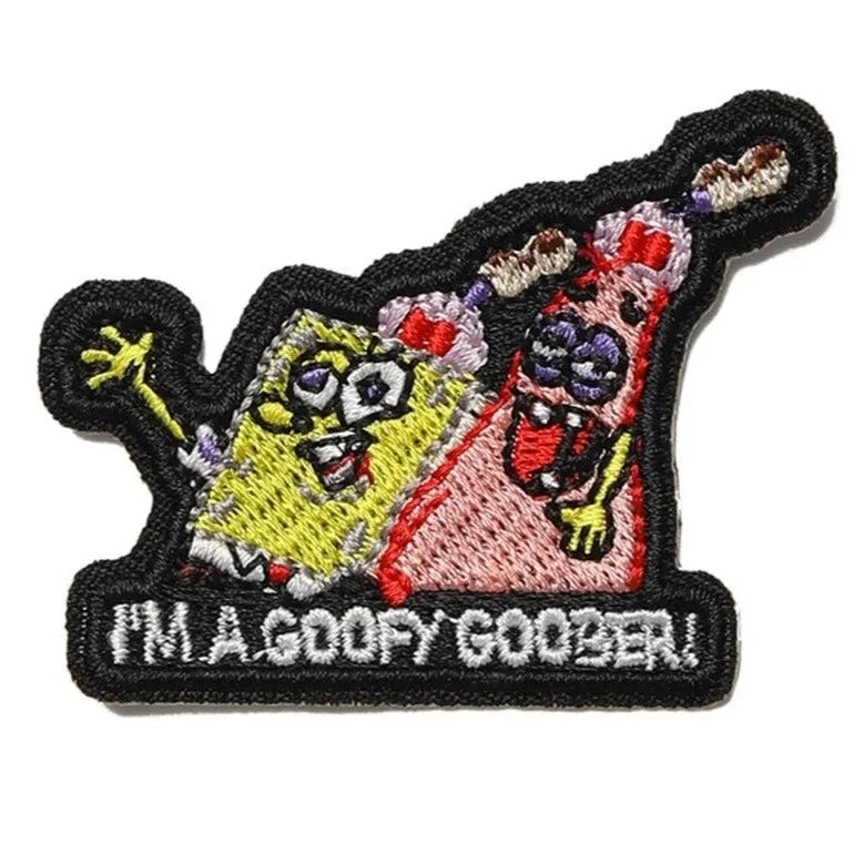 Spongebob And Patrick Goofy Goober Embroidered Patch — Little Patch Co
