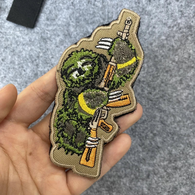 Sloth 'Tactical Gun' Embroidered Velcro Patch – Little Patch Co