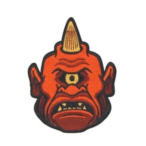 Cyclops 'Head' Embroidered Velcro Patch — Little Patch Co