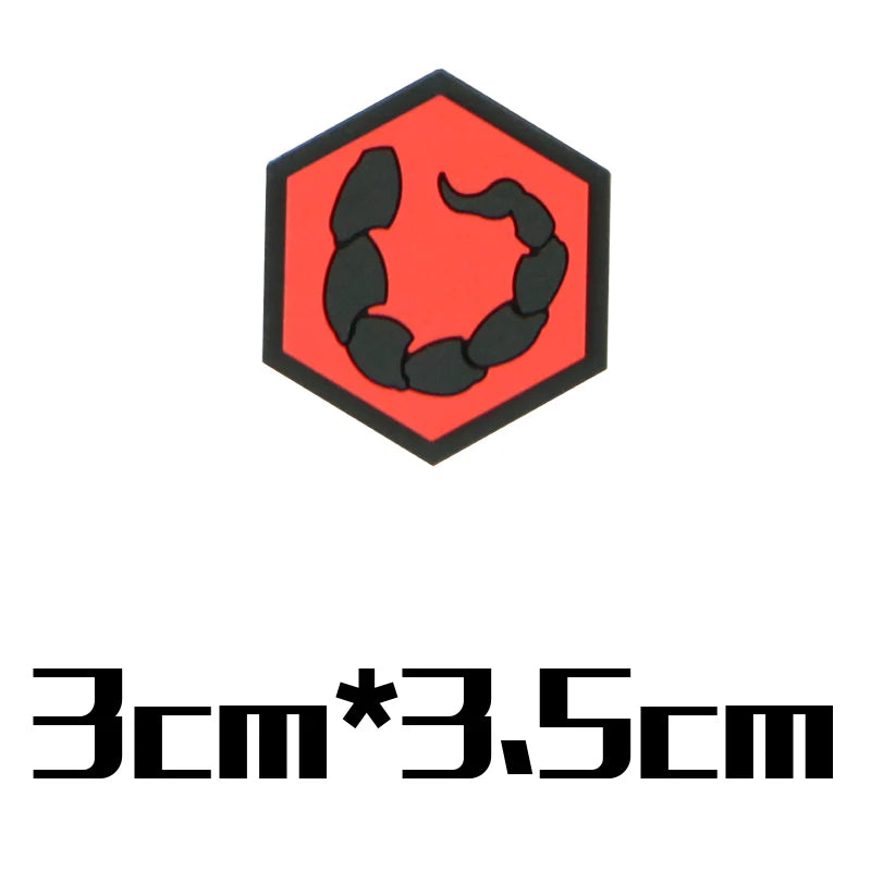 Command & Conquer 'Brotherhood of Nod Logo | Mini Hexagon' PVC Rubber ...