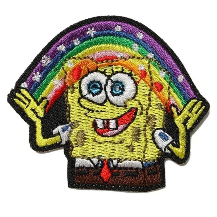 SpongeBob 'Rainbow' Embroidered Patch