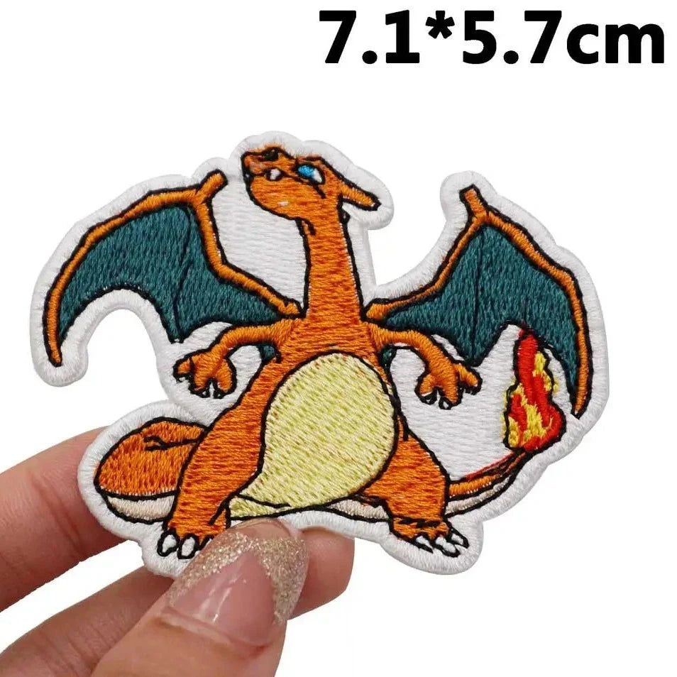 Pocket Monster 'Charizard | Strong' Embroidered Patch – Little Patch Co