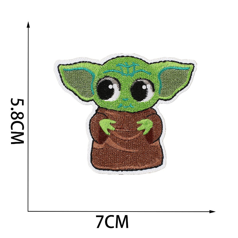 Empire and Rebellion 'Baby Yoda | Waiting' Embroidered Patch – Little ...