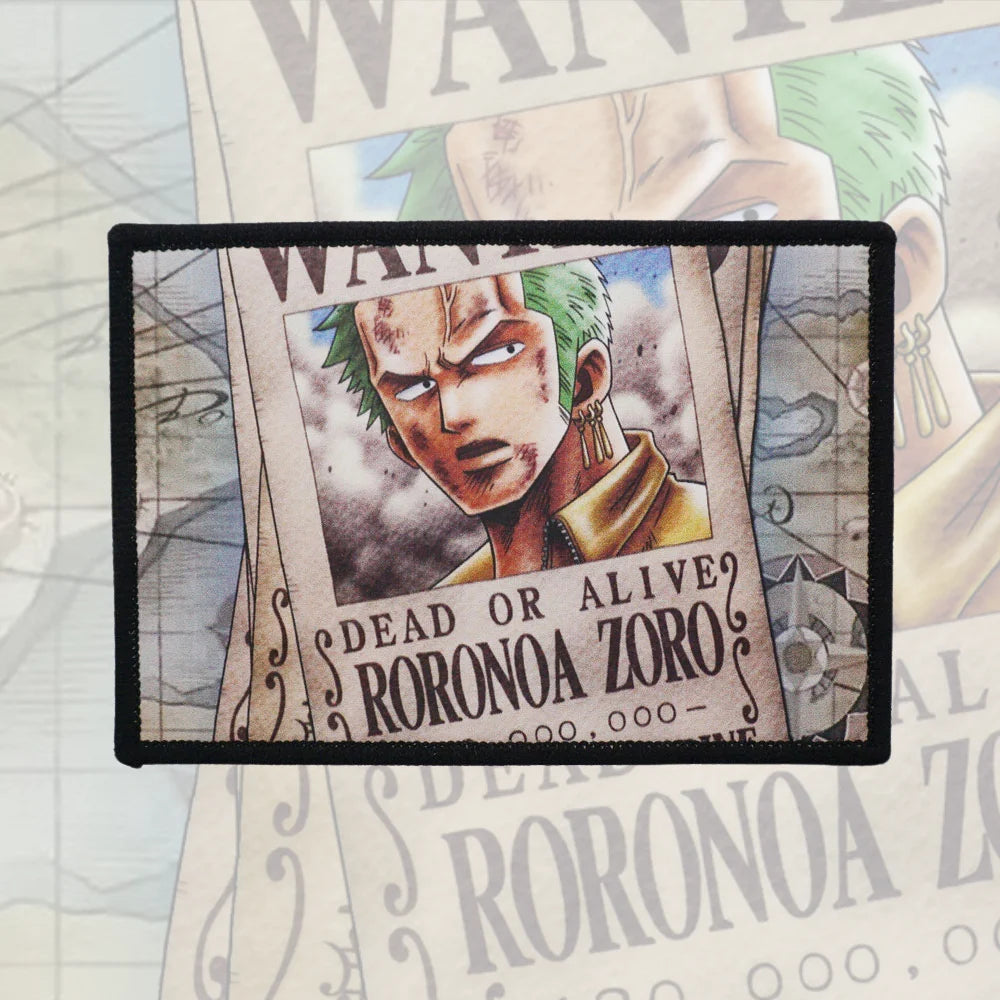 One Piece 'Roronoa Zoro | Dead or Alive' Embroidered Patch – Little ...