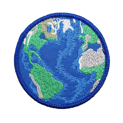 Planet Earth Embroidered Velcro Patch — Little Patch Co