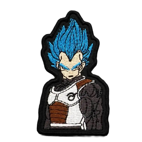 Saiyan Saga 'Vegeta | Fierce' Embroidered Patch — Little Patch Co