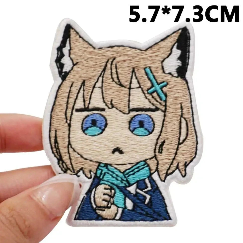 Blue Archive 'Chibi Sunaookami Shiroko' Embroidered Patch – Little Patch Co