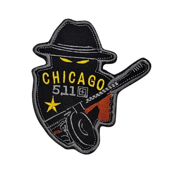 Military Tactical 'Mob Squad Chicago' Embroidered Velcro Patch