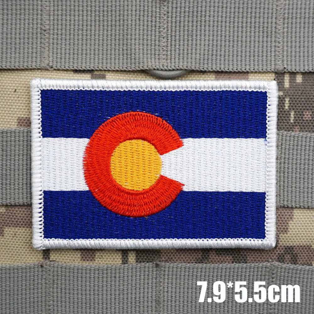 Colorado Flag '1.0' Embroidered Velcro Patch – Little Patch Co
