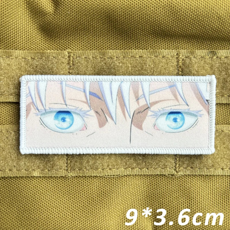 Jujutsu Kaisen 'Satoru Gojo | Staring Eyes' Embroidered Velcro Patch ...