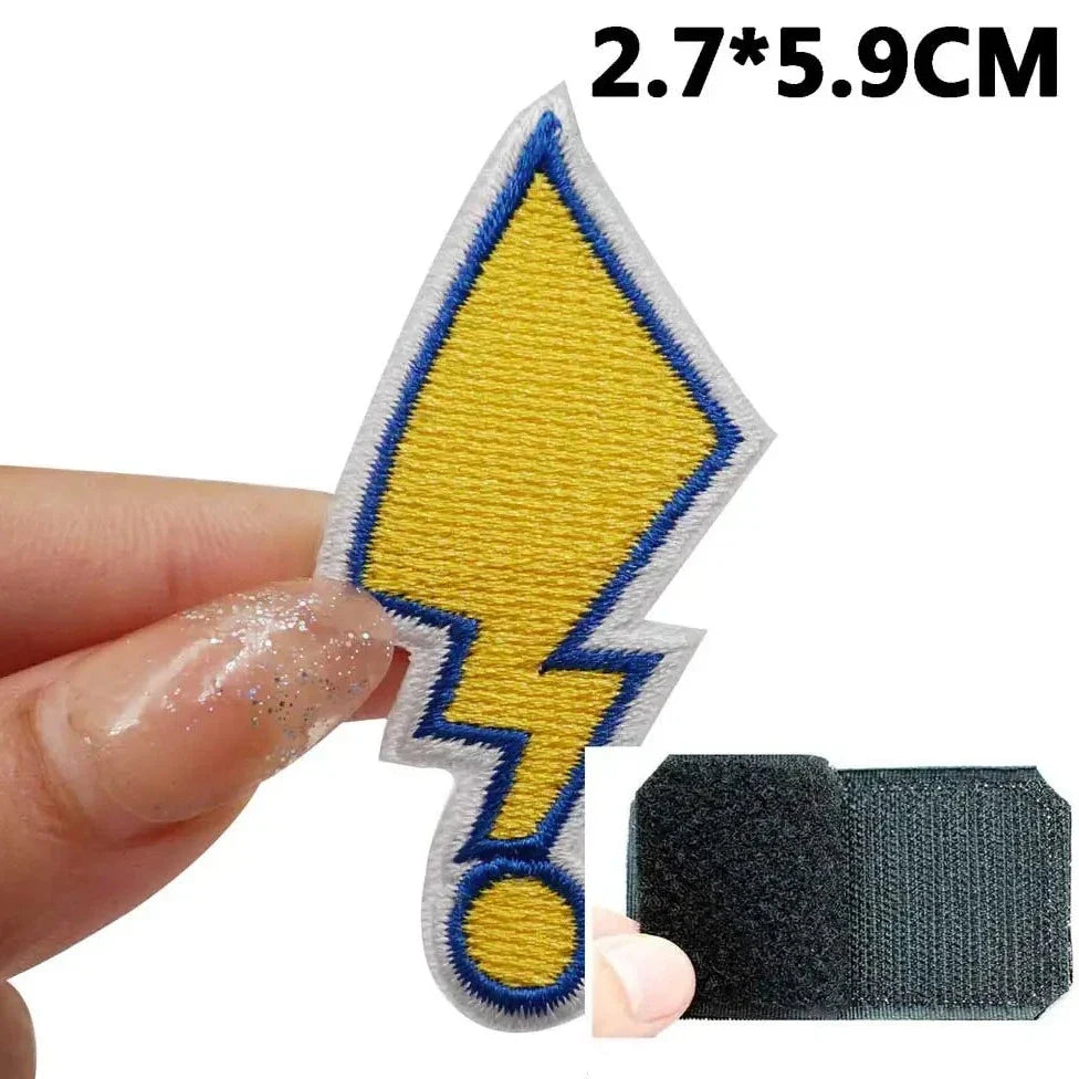 Pocket Monster 'Pikachu | Tail' Embroidered Velcro Patch – Little Patch Co