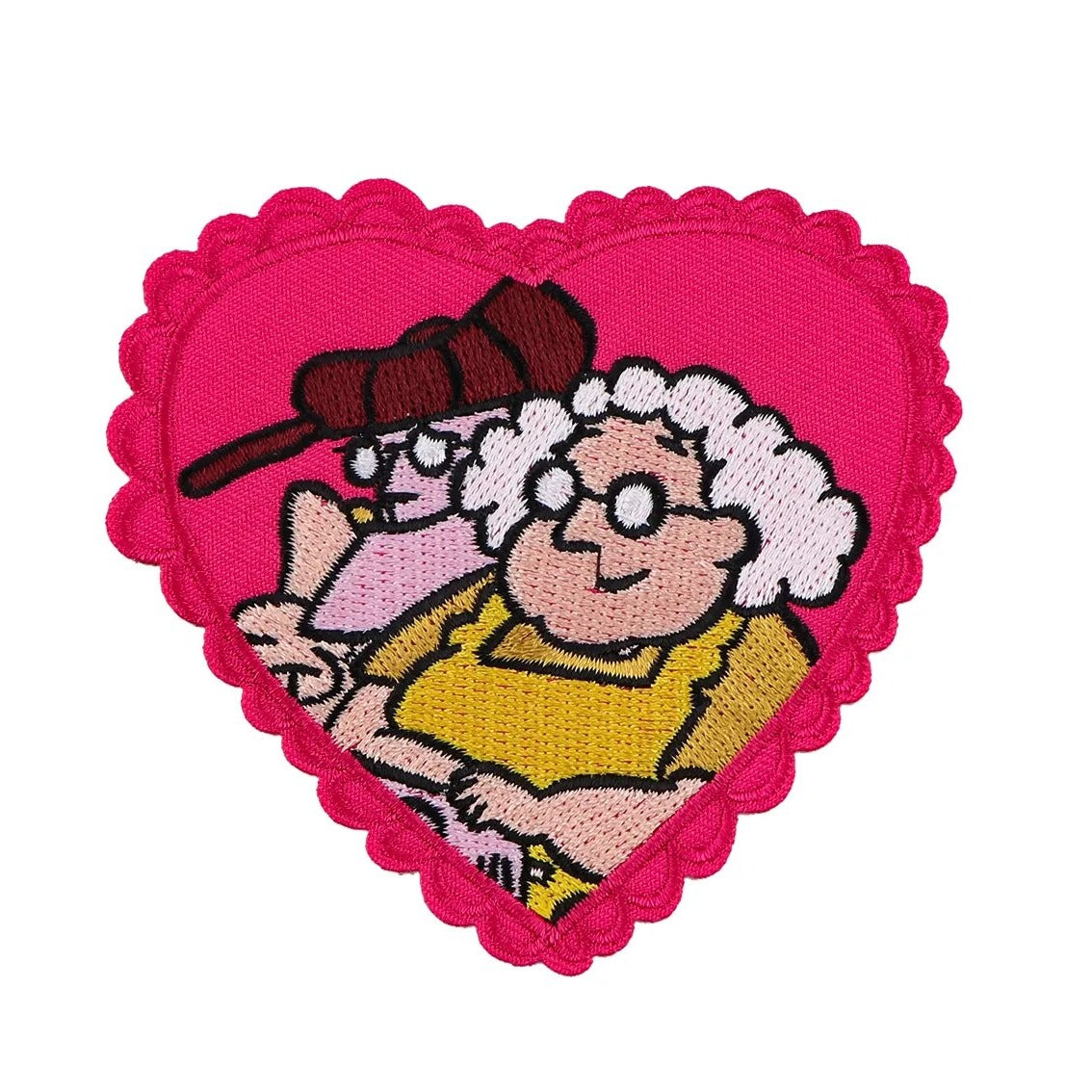 Courage the Cowardly Dog 'Eustace and Muriel' Embroidered Patch ...
